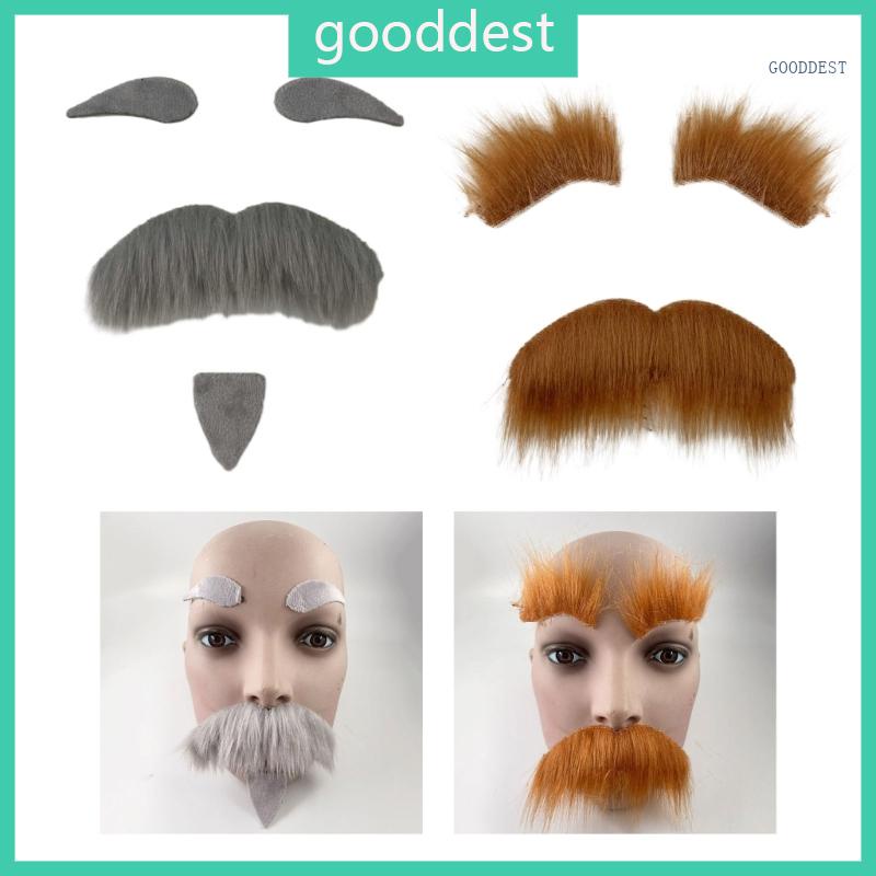 GOO DIY Fancy Dress Fake Beard Long Fluff Beards Cosplays Costume Props ...
