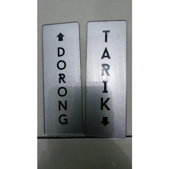 Pull PUSH Door Acrylic Board | Cafe / Restaurant Push Pull Signage ...