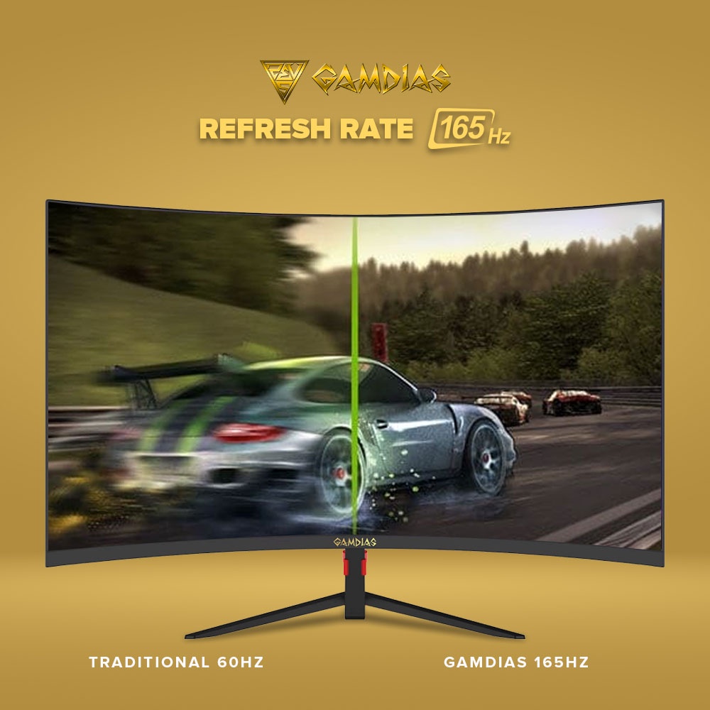 EasyPC | Gamdias Atlas HD27CG / HD27G/HD27GII 27 inch Curved Gaming ...