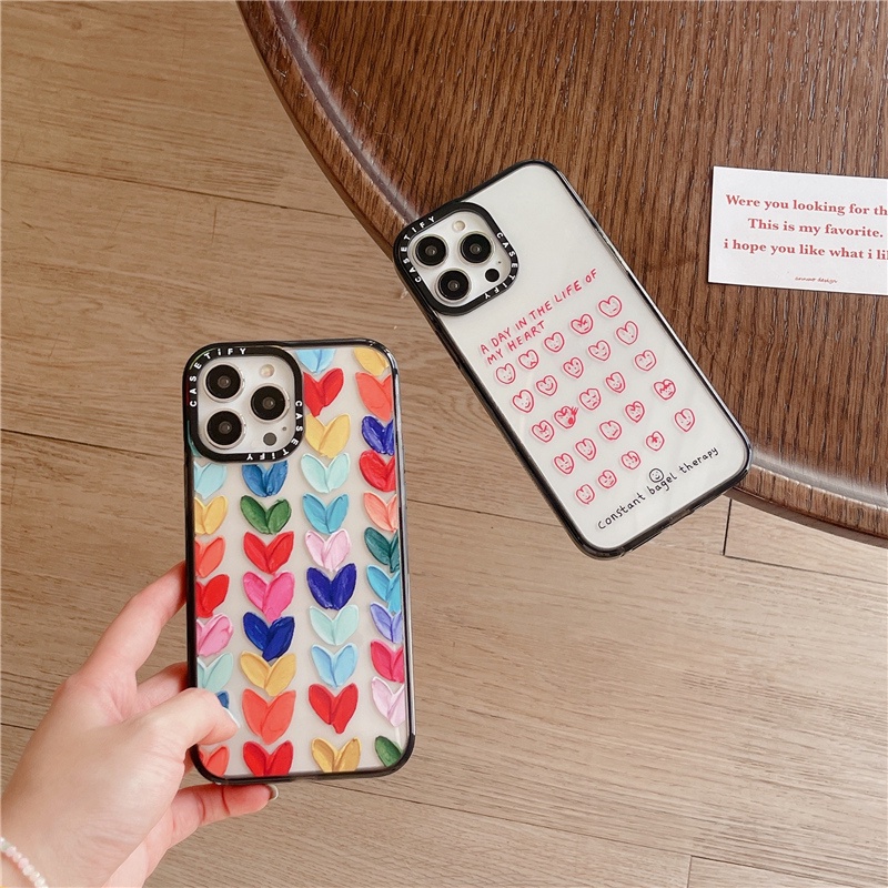 CASETIFY【Heart emoji】Acrylic Phone Case compatible For iPhone 15 Pro ...