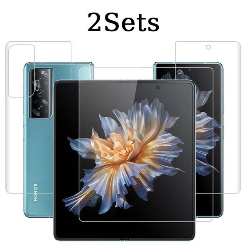 Honor MagicV MagicV2 MagicVs MagicVs2 VPurse 1000D Front Back HD Clear Soft Hydrogel Film Anti ...