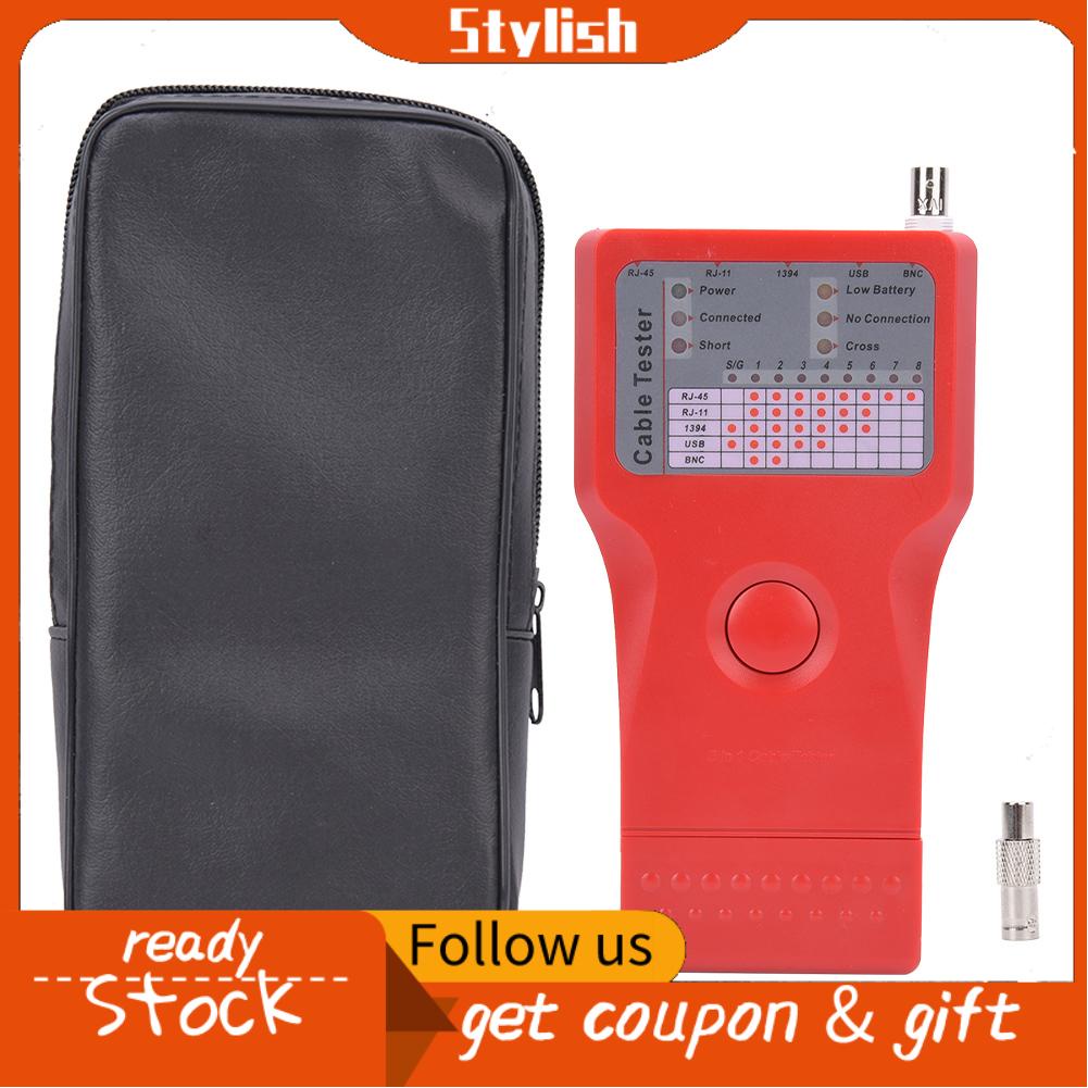Stylish365 5 In-1 Multi Functional Cable Tester Line BNC Meter With ...