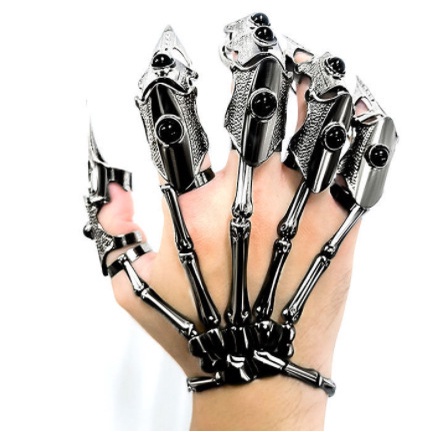 Harajuku Dark Technology Gloves Robot Bionic Mechanical Special-Shaped ...