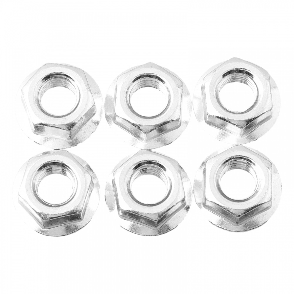 6 Pcs Durable Metal For ChainSaw Flange Bar Lock Nuts Replacement Guide ...
