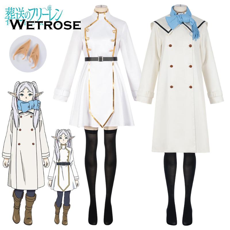[Wetrose] Frieren Winter Cosplay Costume Coat Scarf Beyond Journey's ...