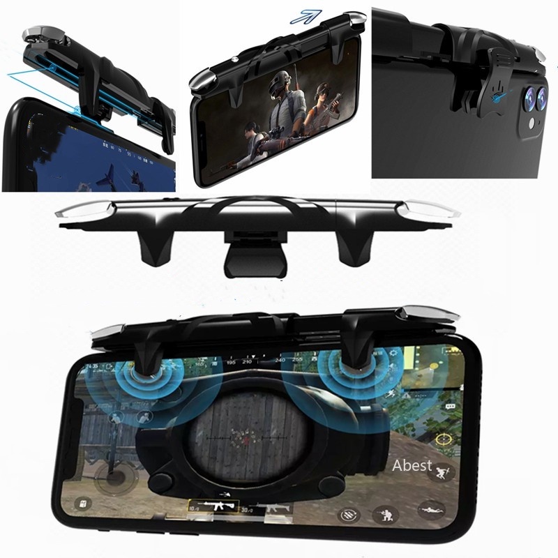 Mobile Game Trigger Mechanical Gamepad Continuous Single Shot Controller for Pubg L1R1 Joystick ...