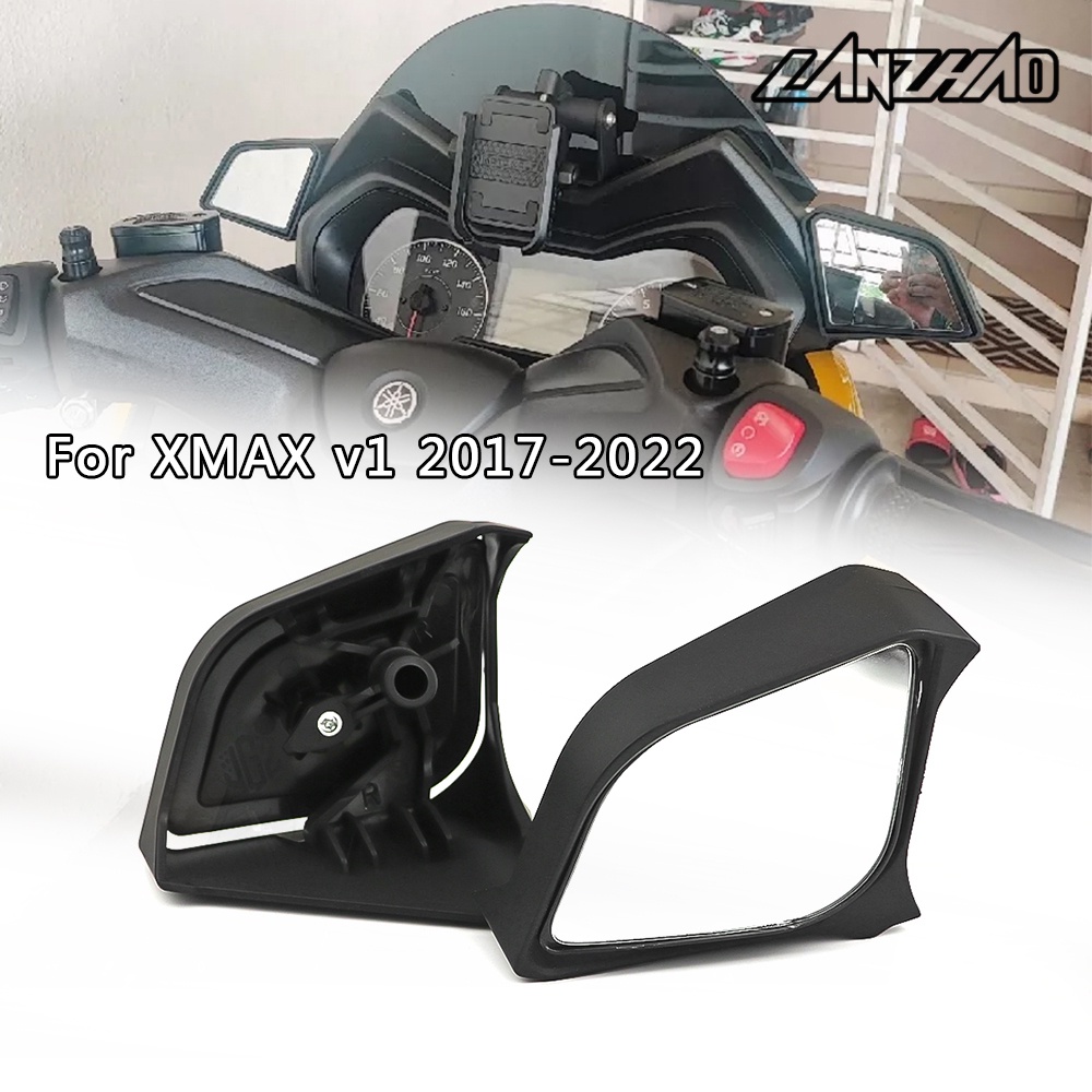 For YAMAHA XMAX 300 v1 2017-2022 Dodge Mirror Sergeant Style Side ...