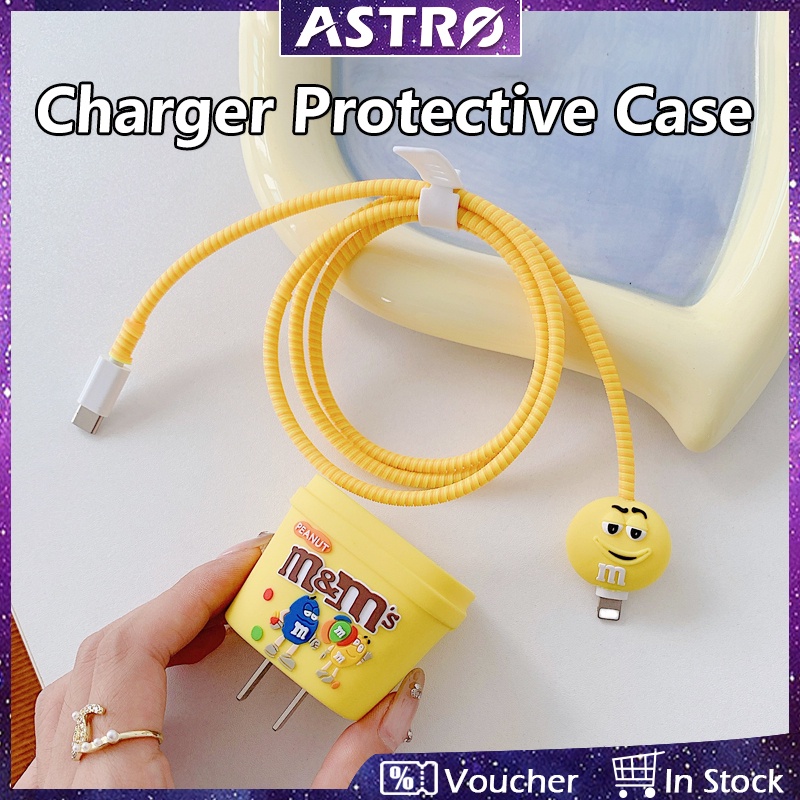 ASTRO Cute Cartoon Charger Protection Case For Original iPhone 15/14/13 ...