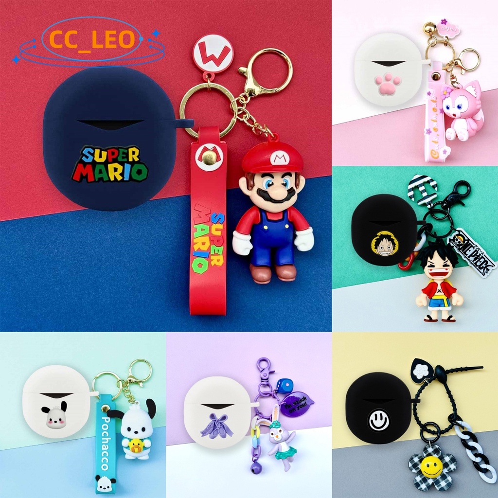 For EDIFIER X2S Case Cartoon Mario Cute Daisy Keychain Pendant Silicone ...