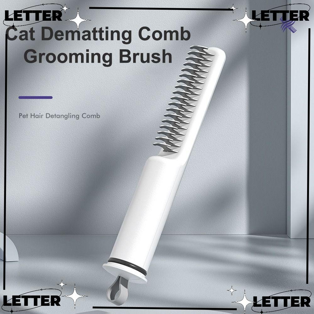 LET Pet Hair Detangling Comb, Removing Tangles Remove Knots Cat ...