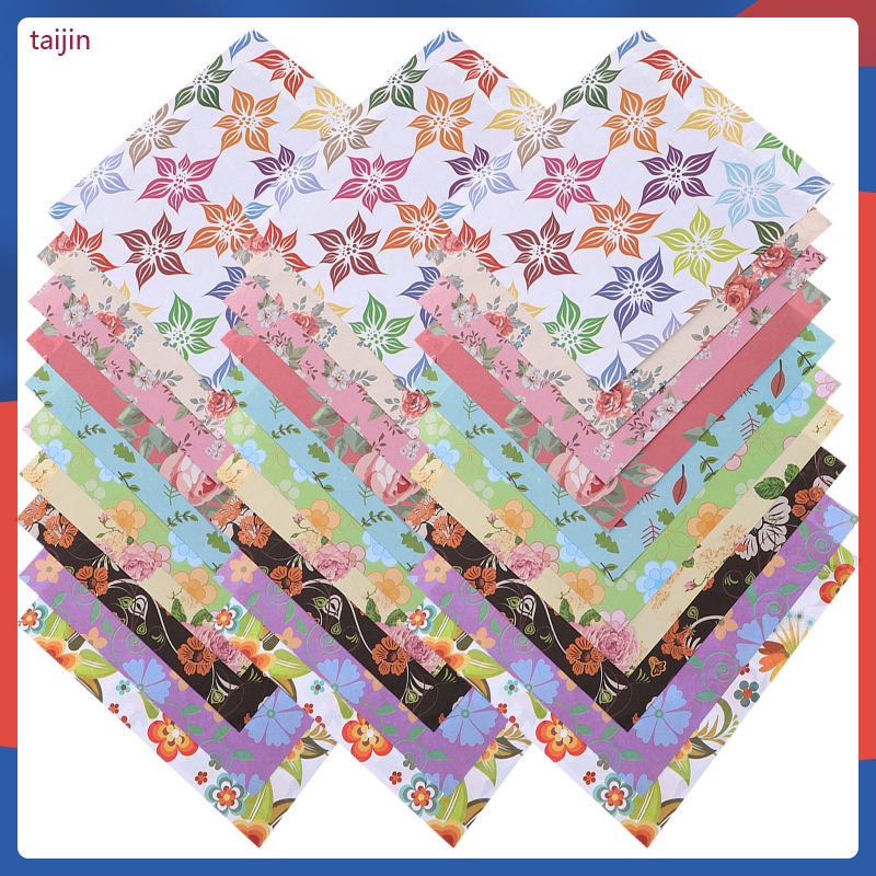3 Sets Double Sided Vivid Origami Papers Square Scrapbook Folding Paper ...