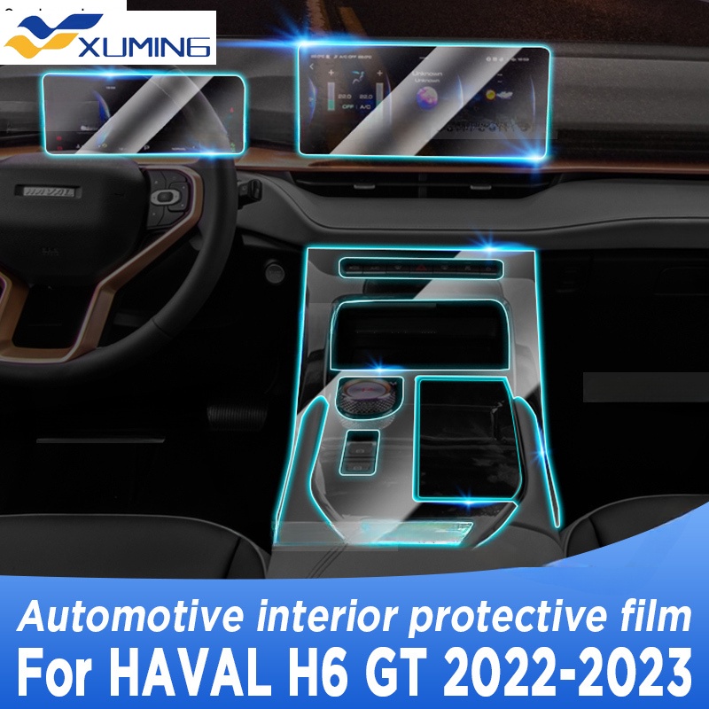 XM-For HAVAL H6 GT 2022 2023 Gearbox Panel Navigation Screen Automotive Interior TPU Protective ...