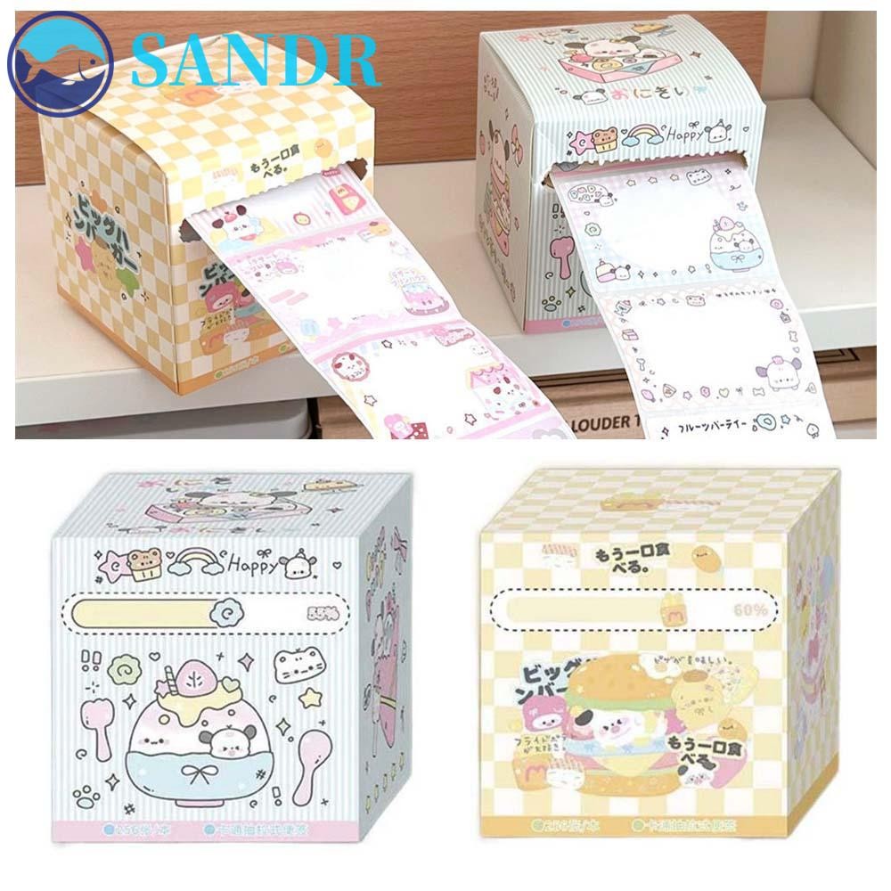 SANDR 2 Styles Kuromi Note Paper Sticker, Pochacco Melody Memo Reminder ...