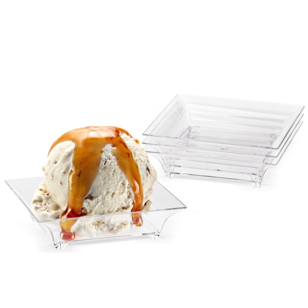 20pcs Disposable Ice Cream Cup Plastic Fruit Candy Cake Mousse Dessert ...