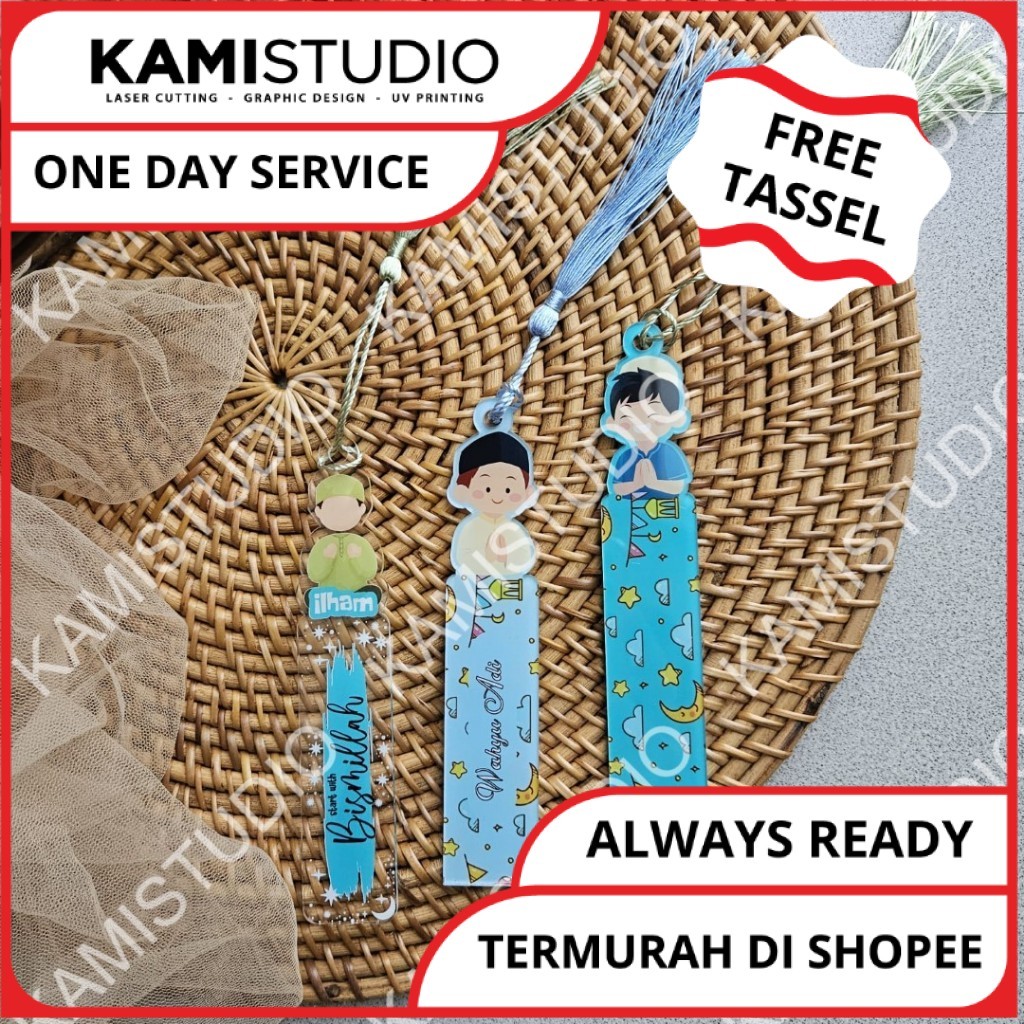 Muslim CHARACTER ACRYLIC BOOK LIMITER / NOVEL BOOK LIMITER / CUSTOM ...