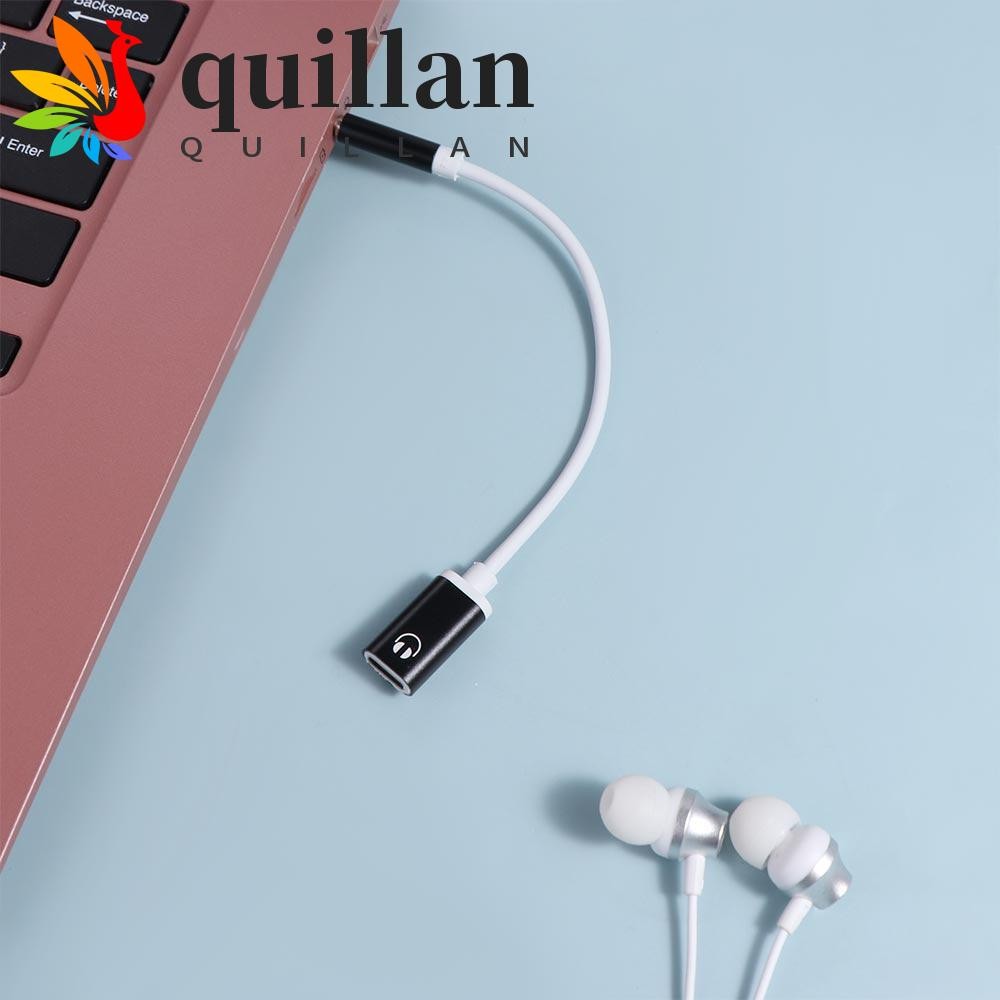 QUILLAN 3.5mm Male Type-c Female Converter, 3.5mm Male Aux Cable Type-C ...