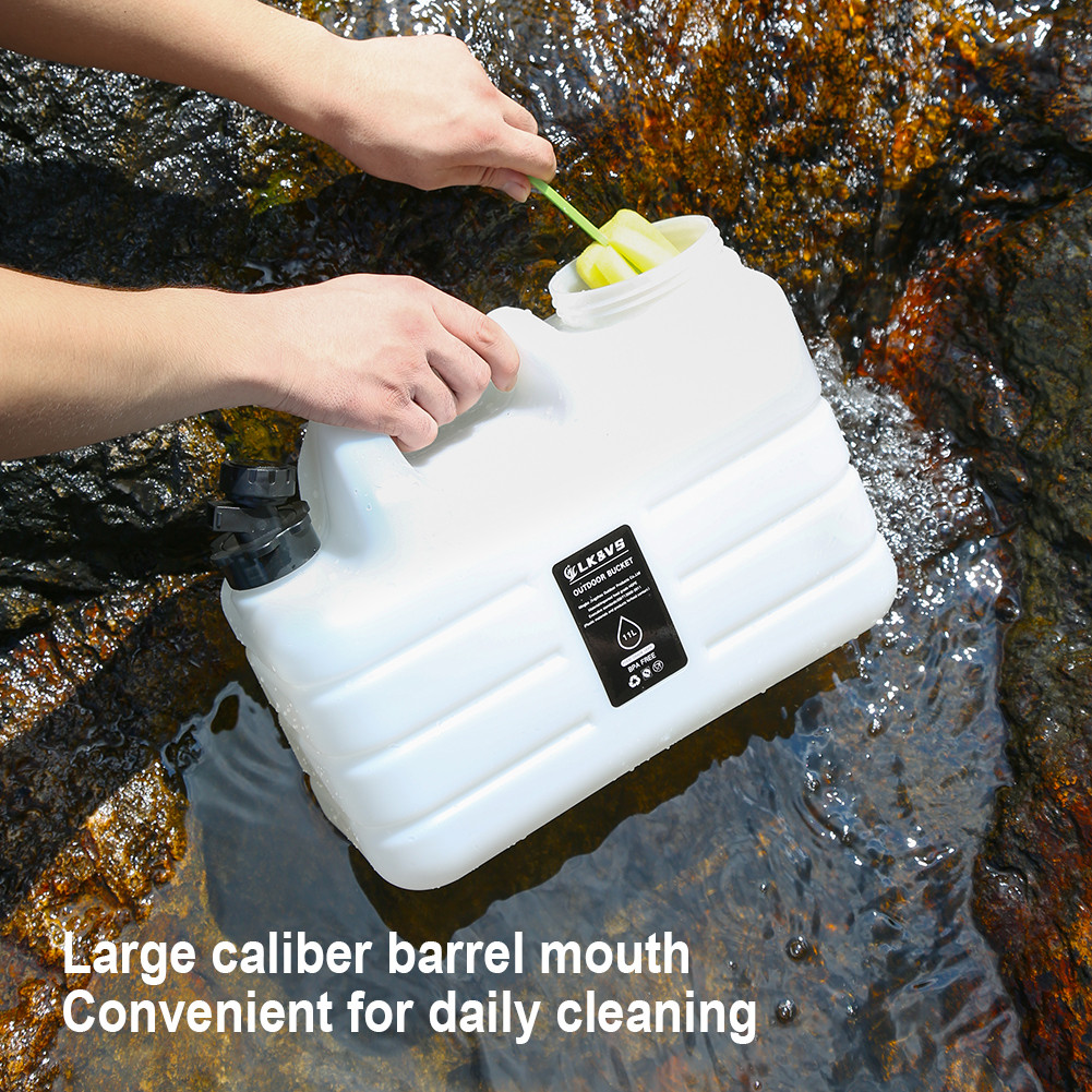 11L Water Storage Container Leak-Proof Water Dispenser Carrier Large ...