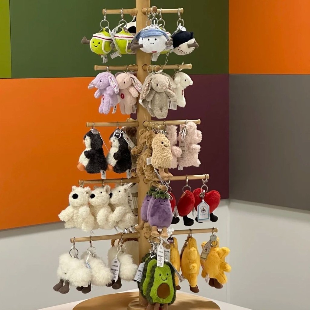 【With Storage bag】ONHAND Jellycat Keychain Cute Plush Doll Pendant ...