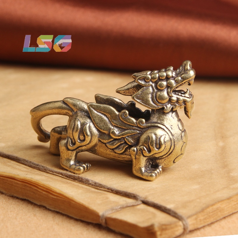 [LSG] Chinese Mythical Beast Pixiu Figurines Lucky Animal Qi Lin ...