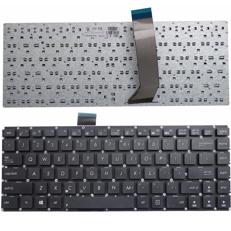 Laptop Keyboard NEW for Asus S400C S400CA S400CB S451L X402C F402C V451 ...