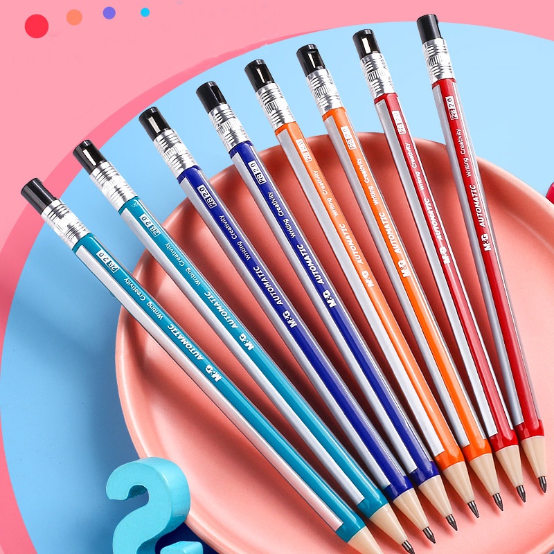 Chenguang 2.0 Mechanical Pencil 2B Thick Lead Press Pen Comes with ...