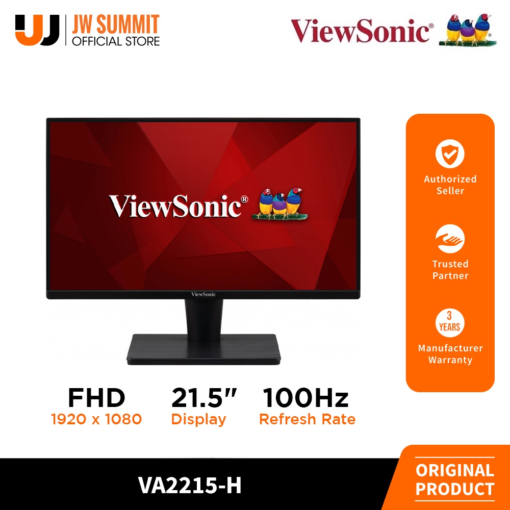 ViewSonic VA2215-H 22" FHD 100Hz 1ms VA Technology FreeSync ViewMode ...