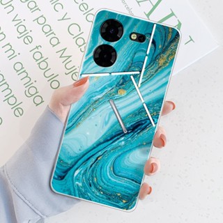 Tecno Pova 5 Pro 2023 Case Tecno Pova 5 Pro LH8n, LH7n Flower Marble Phone Back Cover Casing ...