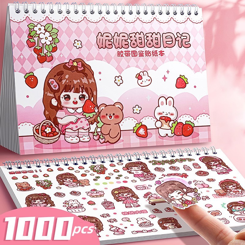 Super Sweet Nini Illustrated Book Sticker Book Cute Little Girl ...