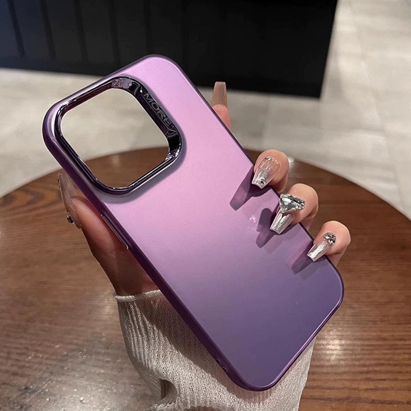 Fantastic Couple Luxury Purple Metal Buttons Phone Case Compatible for ...