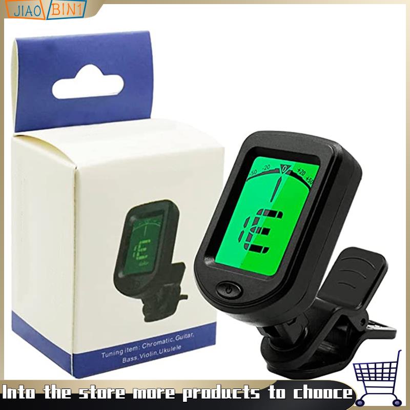 [jiaobin1]Professional Clip-on Guitar Tuner Black Guitar Tuner for ...