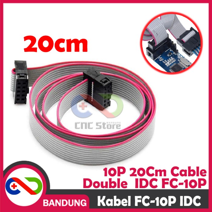 Cable FC-10P JTAG IDC ISP DOUBLE HEAD MALE TO MALE 20CM Gray | Shopee Philippines