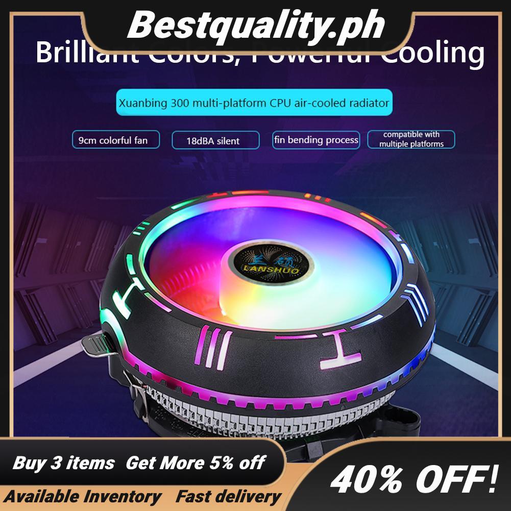 LANSHUO Low Profile RGB CPU Air Cooler for AMD AM4 AM3+ X79 X99 LGA ...