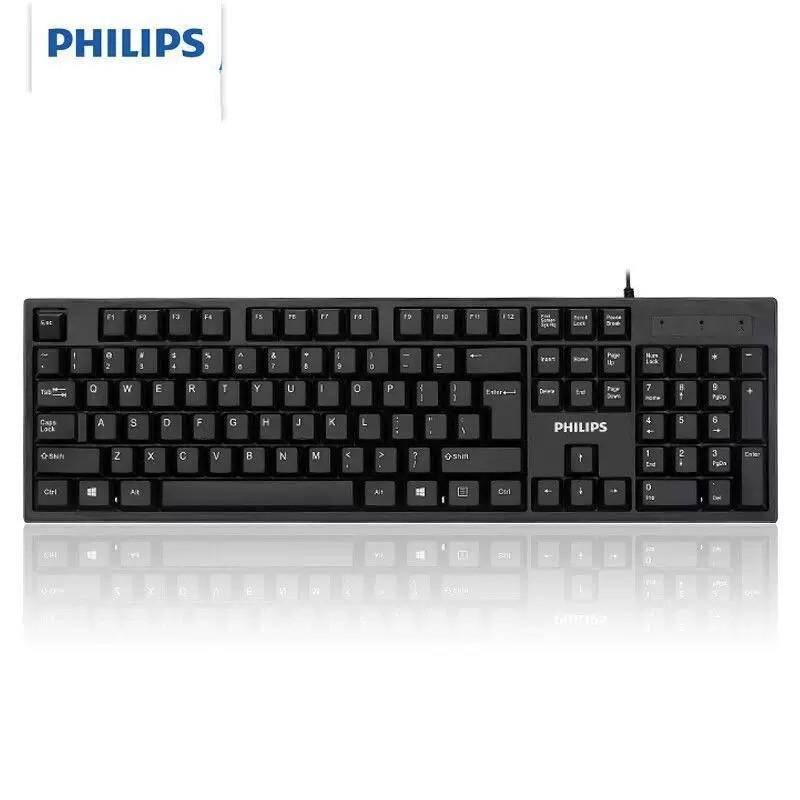 Philips SPK6234 Wired Office Keyboard Laptop Desktop USB Business Game ...