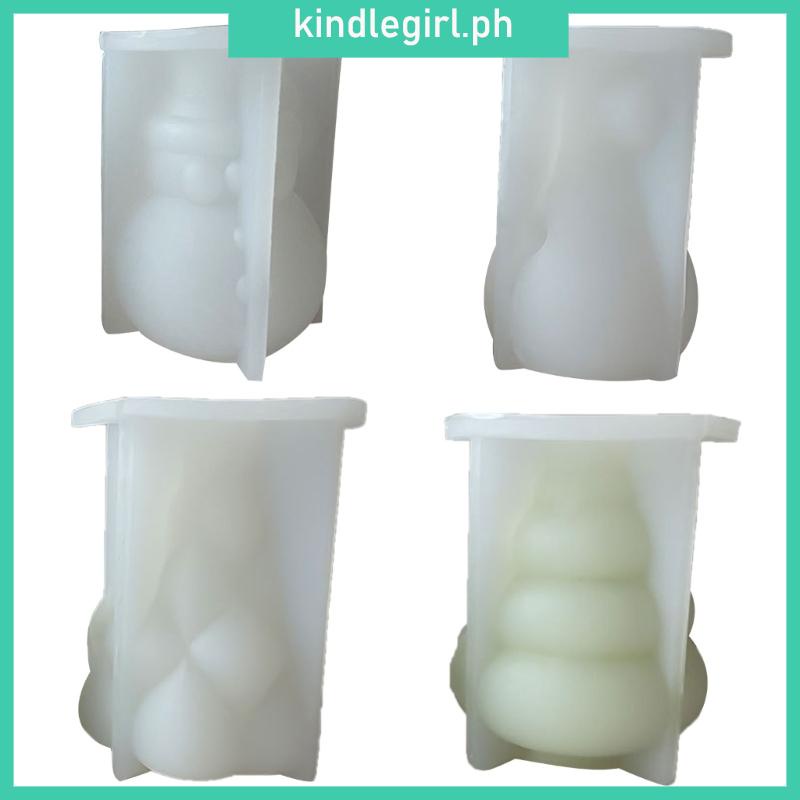 KING Handmade Desktop Decor Gypsum Epoxy Resin Dwarf Candle Mould for ...
