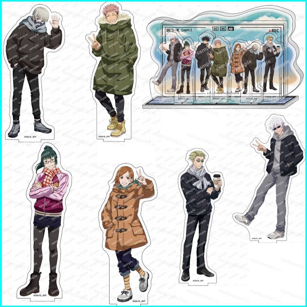 star3 Jujutsu Kaisen Anime Figure Model Toy Acrylic Stands Doll Gojo ...