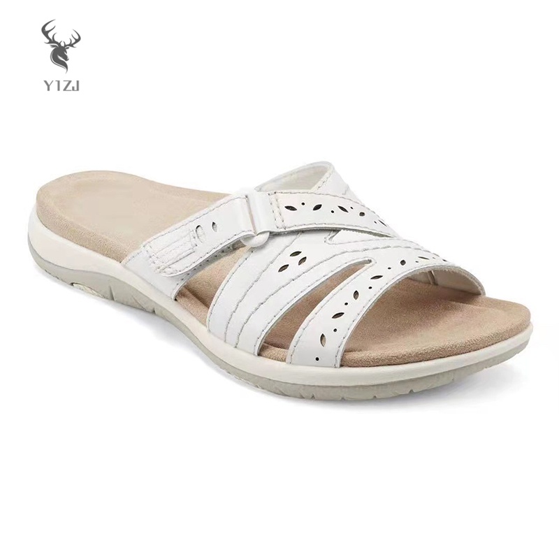 Woman Orthopedic Comfy Premium Round Toe Sandals Hollow Out Hook-and ...