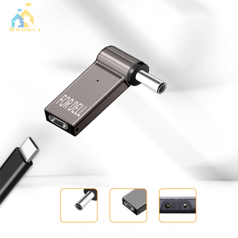 Bounce Laptop Power Adapter Connector Dc Plug USB Type-C Female to DC ...