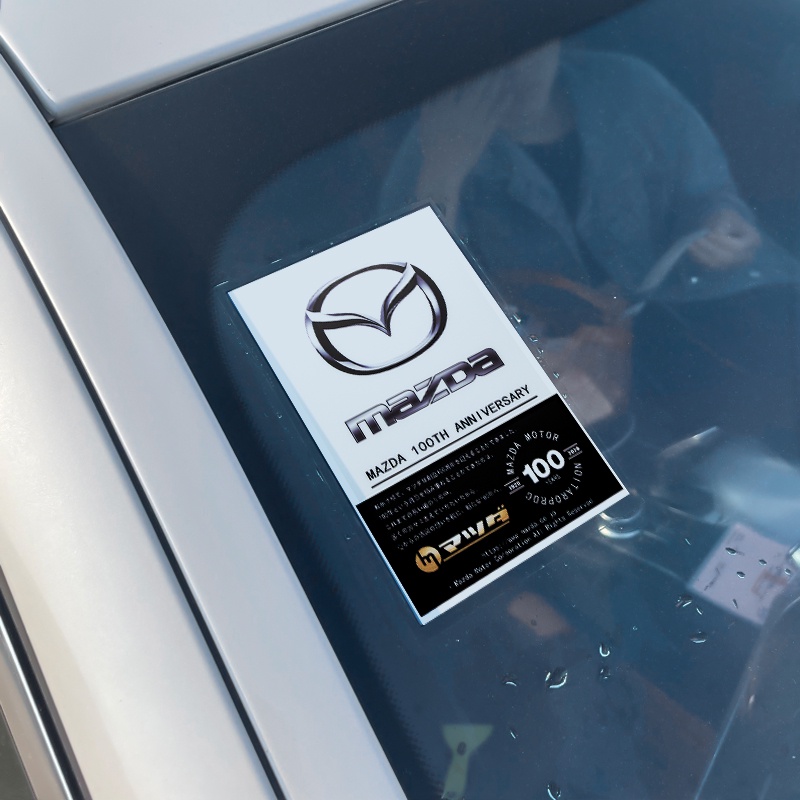 LT suitable For Mazda Car Electrostatic Sticker Windshield Decorative ...