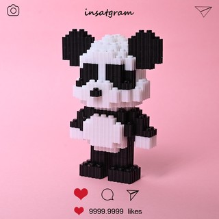 LBOYU Bear Blocks Building Blocks Cartoon Series Educational Toys Kaws ...