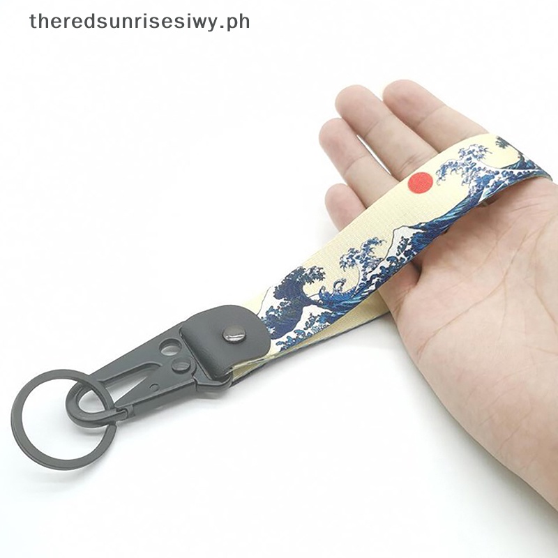 [TDW] Japanese Car Keychain Nylon Thermal Transfer Key Ring Strap ...