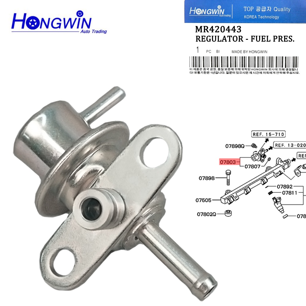 MR420443 3.5barFuel Pressure Regulator For Mitsubishi Lancer CS CK CA ...