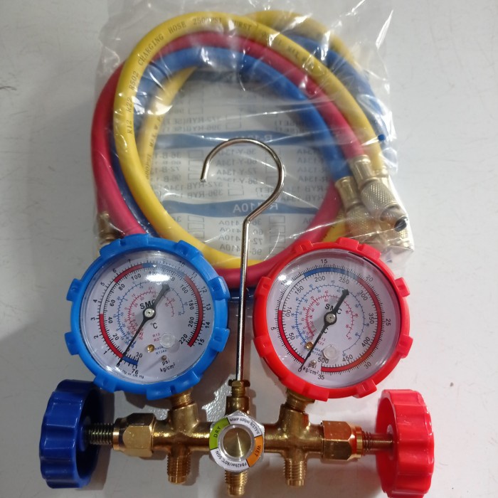 MESIN Mia PART PRESSURE GAUGE QUALITY FREON MEASURING TOOL SPAREPART ...