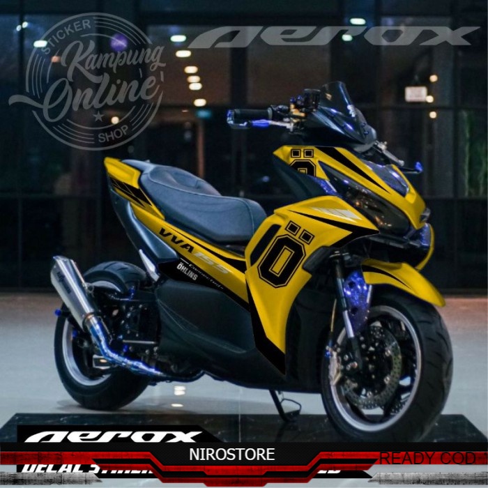Decal sticker aerox 155 full body striping aerox new nvx sticker aerox ...