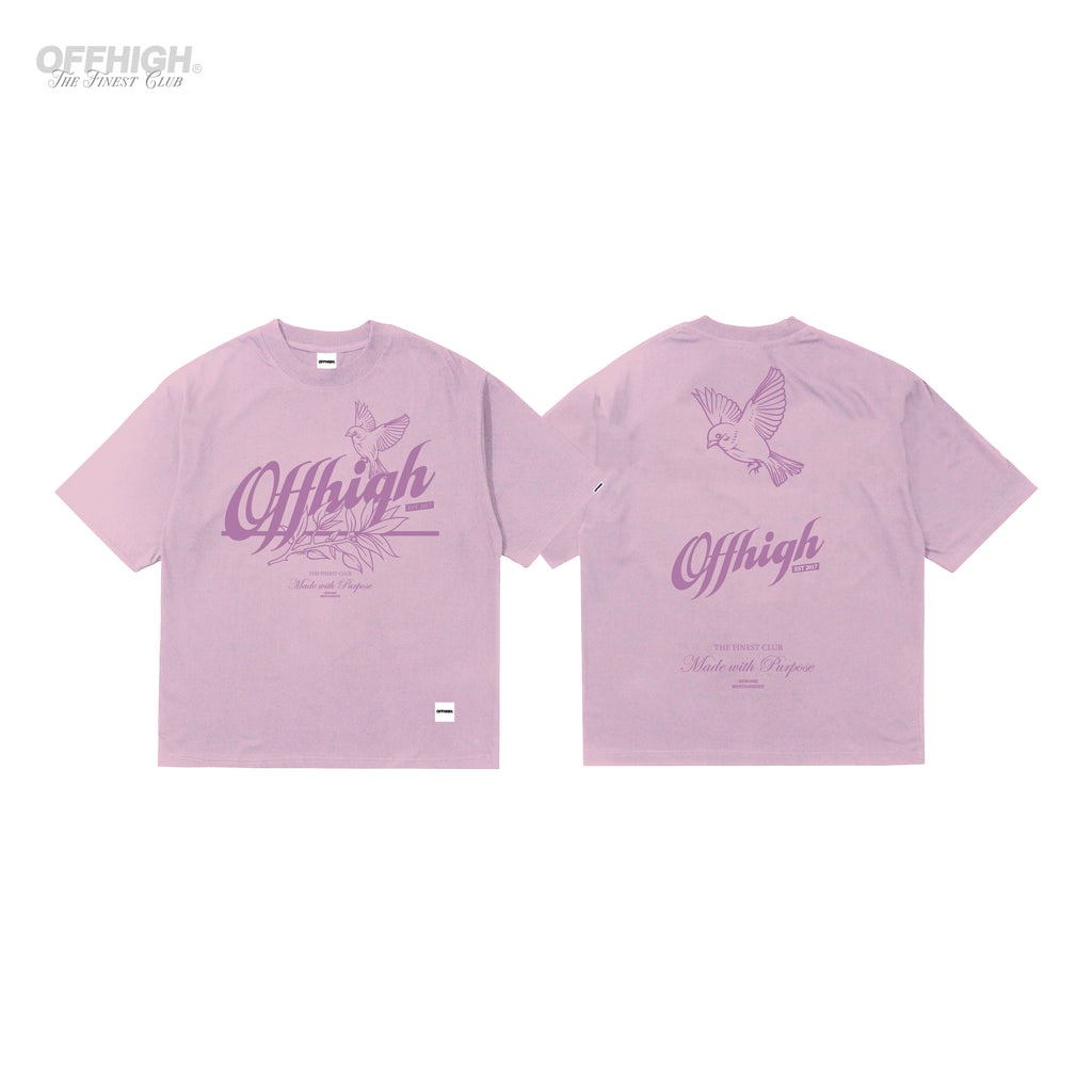 OFFHIGH PURPOSE PINK TSHIRT | Shopee Philippines