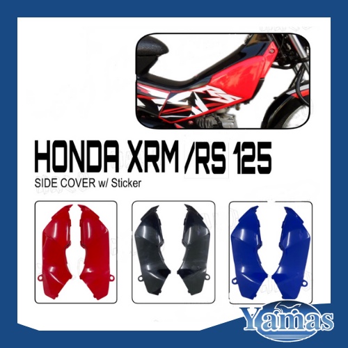 (A58) MOTORCYCLE BODY COVER XRM/RS 125 WITH STICKER | Shopee Philippines