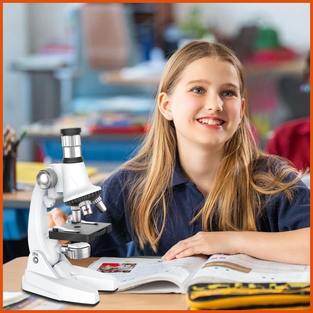 Microscope for Kids 1200X Clear Experiments Science Kit Preschool ...