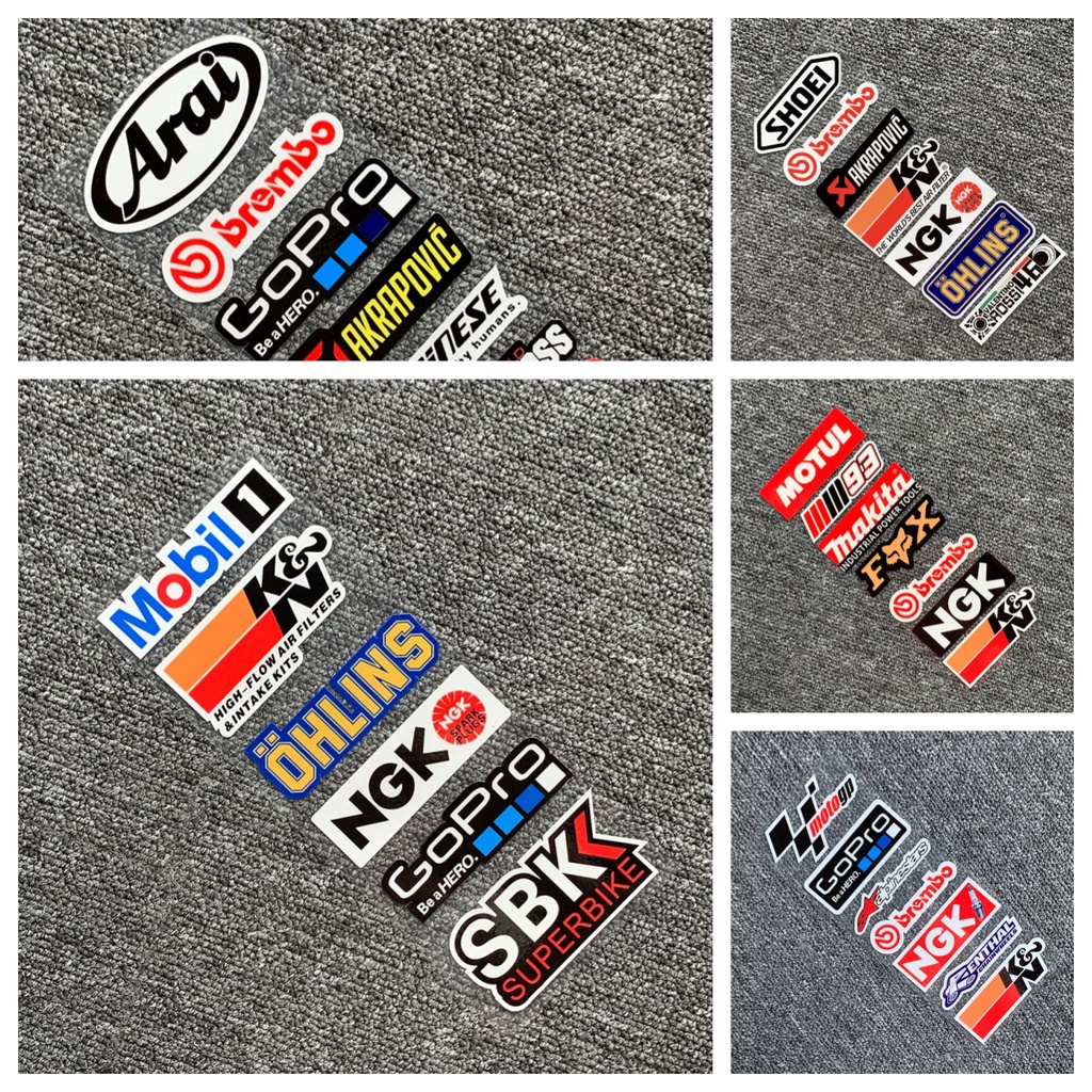 Reflective Stickers, Motorcycle Tail Three Box Helmet Modification ...
