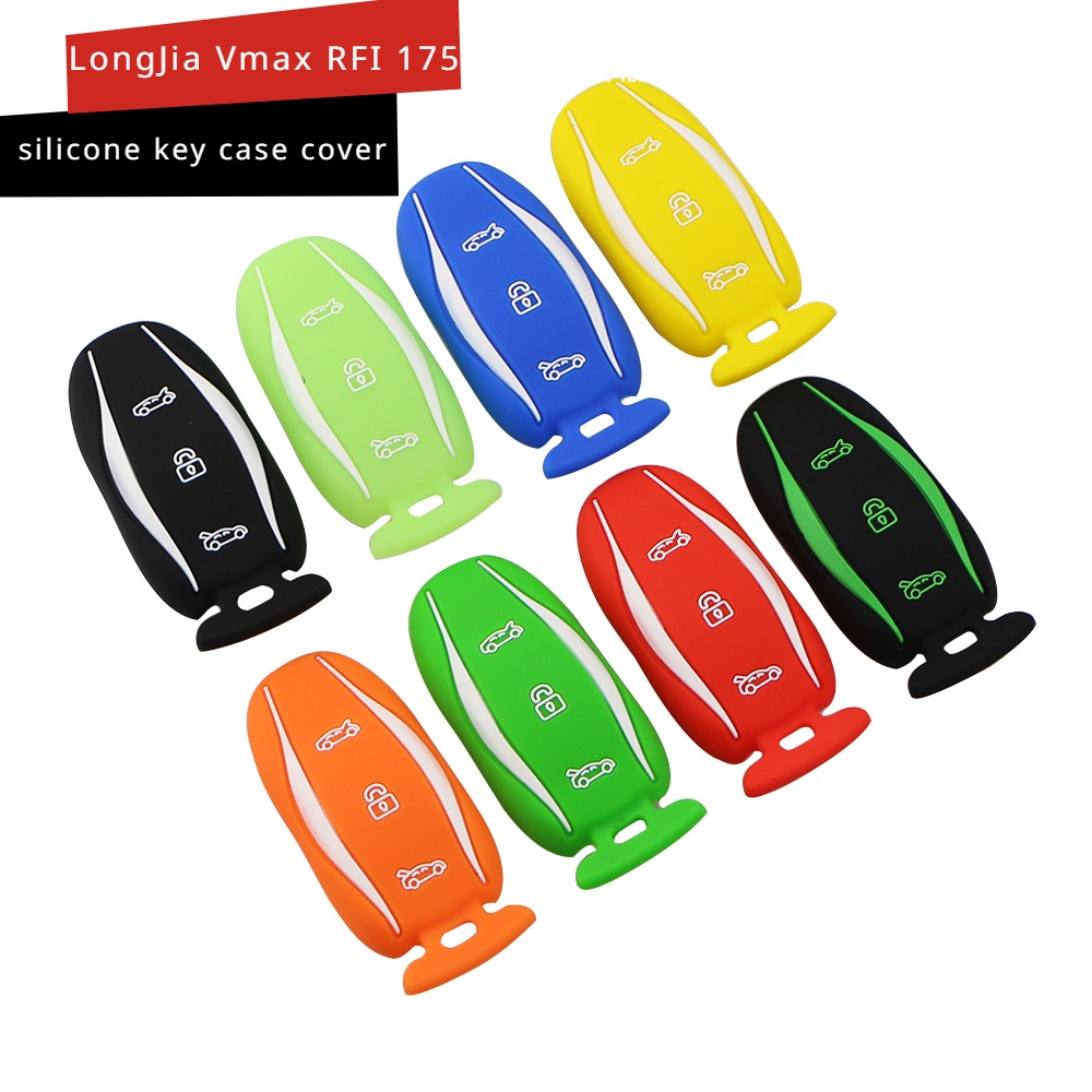 LongJia Vmax RFI 175 Rmote Car Key Cover Case for Tesla Model S X Model ...
