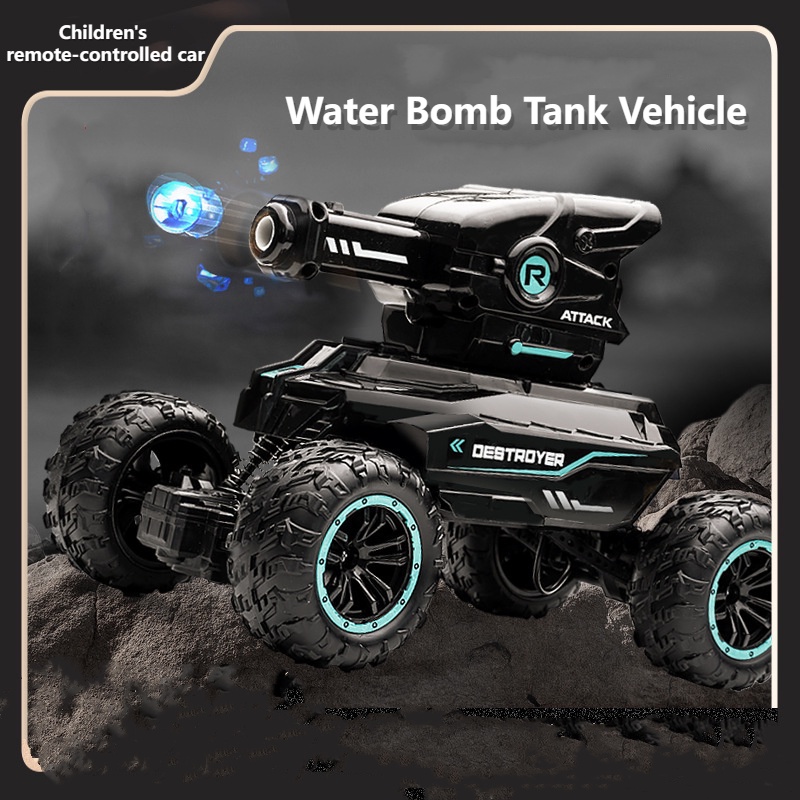 Remote Control Vehicle 4WD RC Car Water Bullet Tank Toy Tank Monster ...