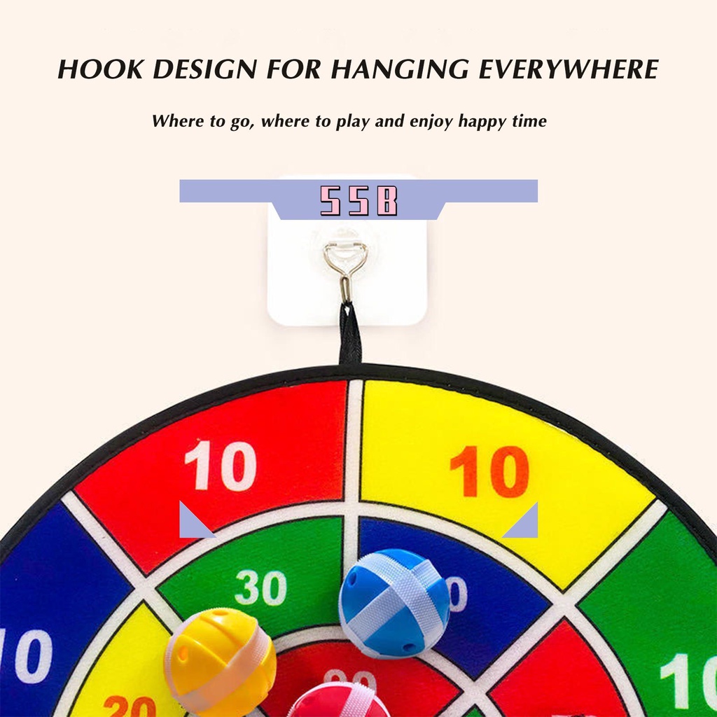 Dart Board Target Sticky Ball Toys Interesting Sticky Ball Shooting ...